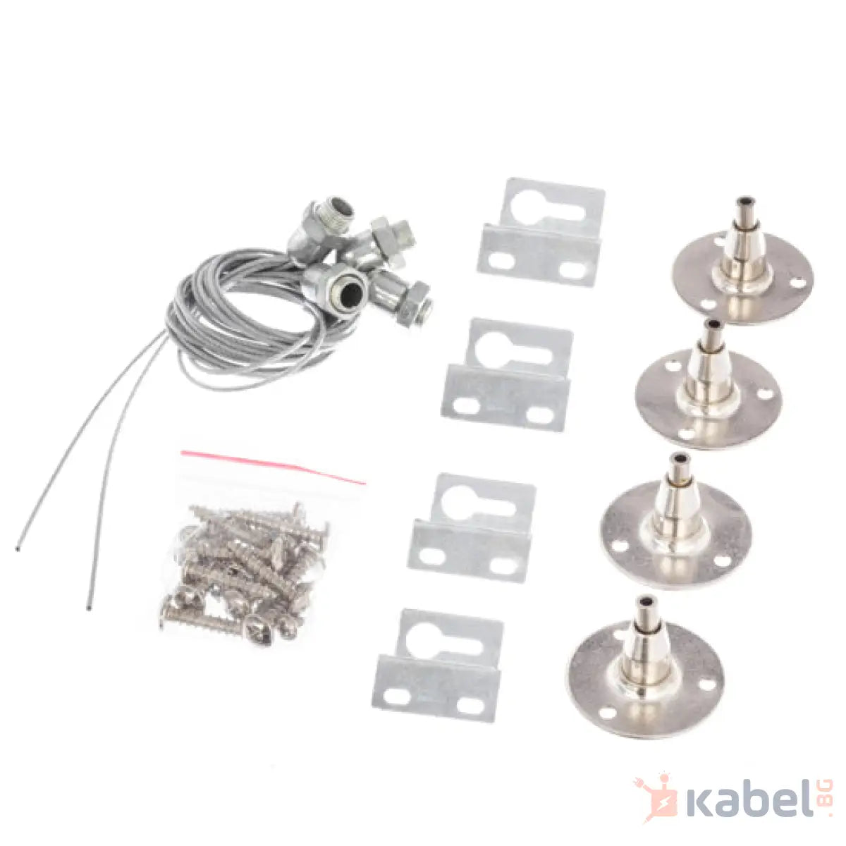 КРЕПЕЖНИ ЕЛЕМЕНТИ ЗА LED ПАНЕЛ LP-0606-36W | WELLUX | Топ цена от Kabel.bg